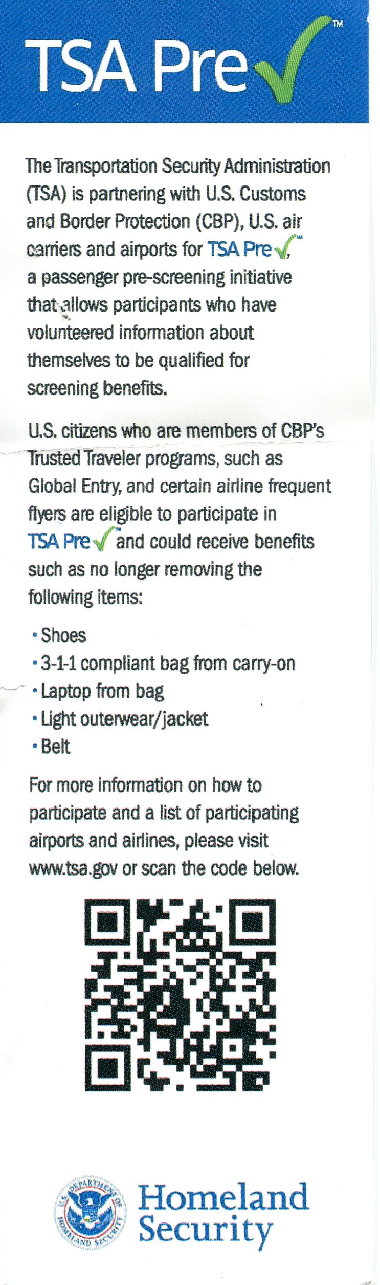 TSA Pre-check Enrollment – a Truly Lousy Government Initiative ...