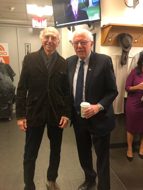 Larry David and Bernie Sanders – in the same picture – Norbert Haupt