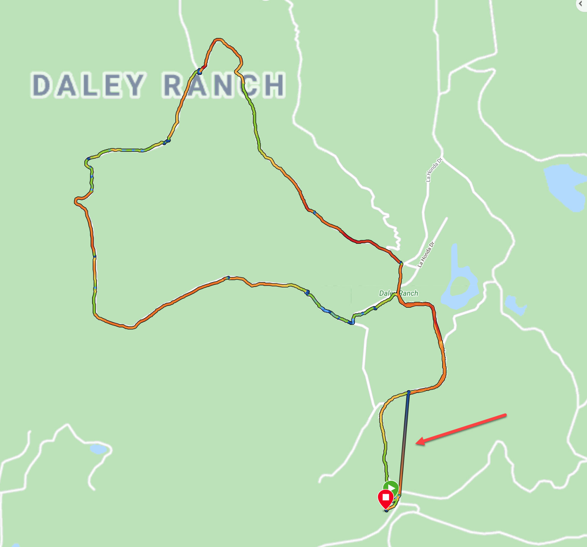 Boulder Loop – Map – Norbert Haupt