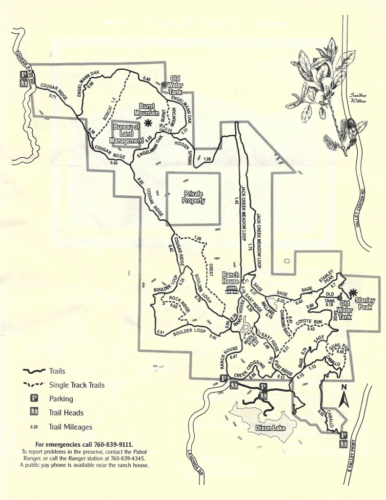 Map of Daley Ranch – Norbert Haupt